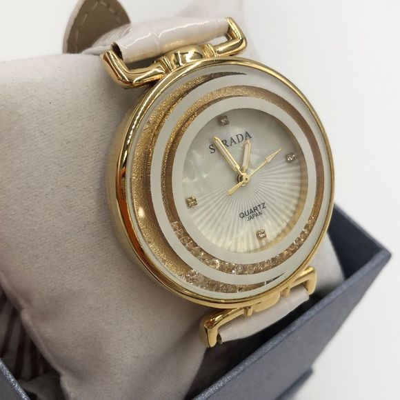 Strada | Accessories | New Womens Stradawatchwhite Faux Croc Leather ...